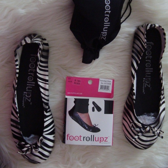 Shoes | Nwot Footrollupz Foldable Flats Lightweight | Poshmark